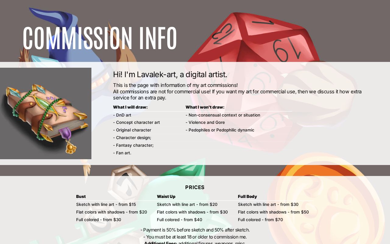 Commission Lavalek-art